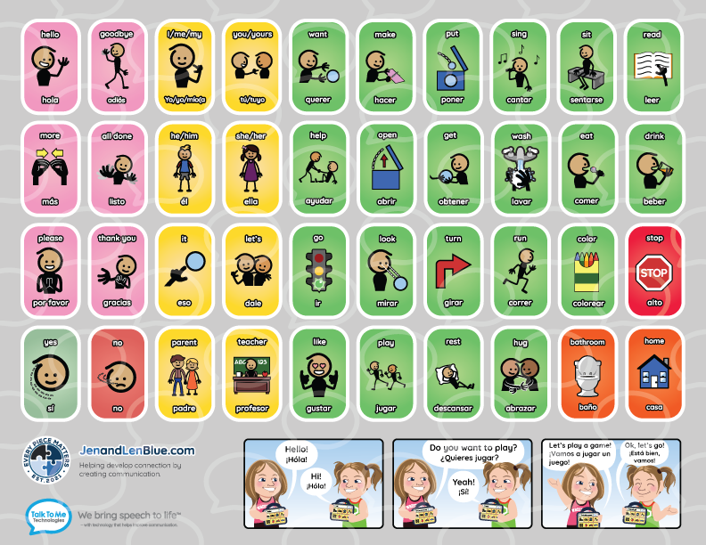 Communication Board, Glossy School, Every Piece Matters